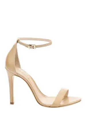 Schutz Cadey-lee Leather Ankle-strap Sandals - Beige