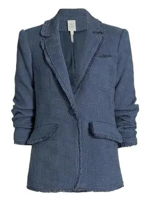 Cinq À Sept Khloe Boucle Blazer Shadow