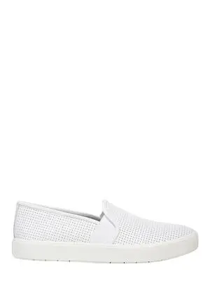 Vince Blair Perforated Leather Slip-on Sneakers - White