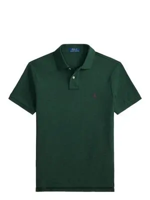 Polo Ralph Lauren Cotton Mesh Polo Shirt Scotch Pine Heather
