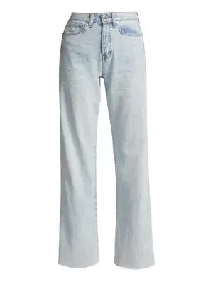 Veronica Beard Taylor High-rise Wide-leg Jeans Blue