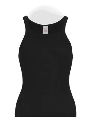 RE/DONE The Ribbed Tank Black