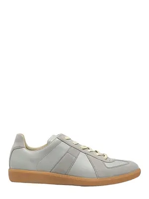MAISON MARGIELA Replica Leather & Suede Sneakers Anisette
