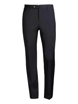 PT TORINO Traveller Slim-fit Performance Wool Trousers Navy