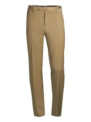 PT TORINO Traveller Slim-fit Performance Wool Trousers Tan