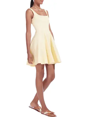 Staud Wells Mini Dress Ginger