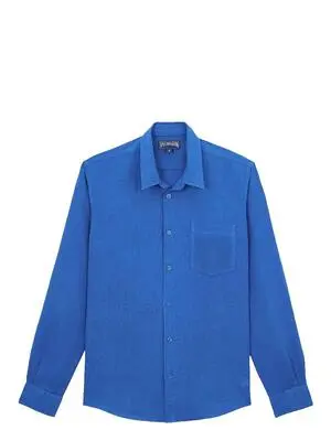 Vilebrequin Long-sleeve Linen Shirt Marrakech