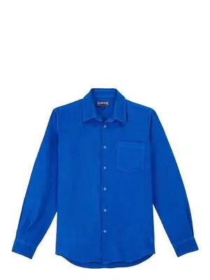 Vilebrequin Long-sleeve Linen Shirt Palace