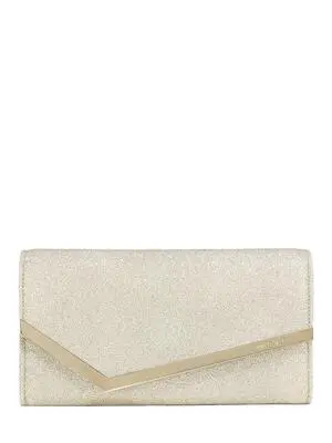 JIMMY CHOO Emmie Clutch - Platinum
