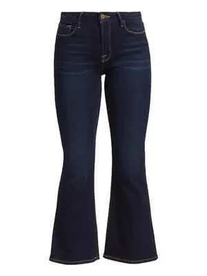 FRAME Le Crop Mid-rise Stretch Boot-cut Jeans - Cabana