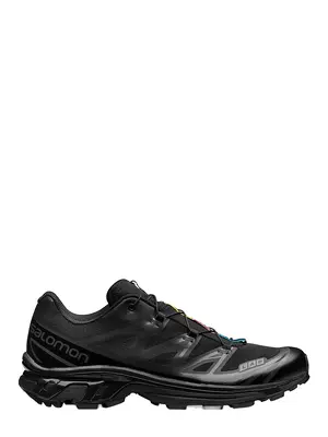SALOMON Men's Unisex XT-6 Trail Running Sneakers - Ghost Gray  Black