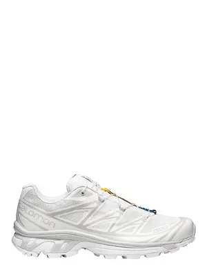 SALOMON Men's Unisex XT-6 Trail Running Sneakers - Ghost Gray  White