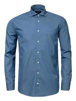 ETON Contemporary-fit Chambray Soft Casual Shirt