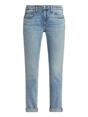Rag & Bone Dre Low-rise Slim Boyfriend Jeans - Daphne