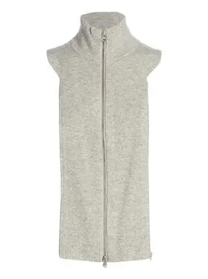 Veronica Beard Uptown Merino Wool & Cashmere Dickey - Grey