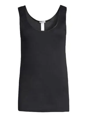 Hanro Cotton Seamless Tank Top - Black