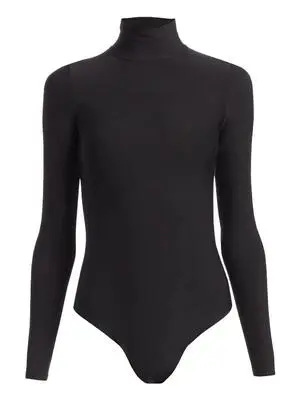 Commando Butter Turtleneck Bodysuit Black