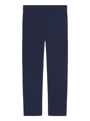 Theory Treeca Linen Pull-on Crop Pants - Midnight Navy