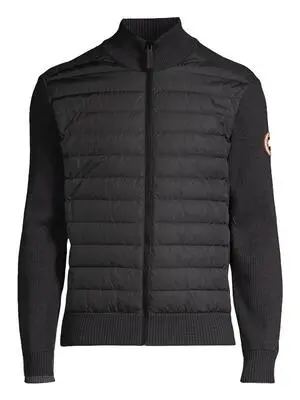 Canada Goose Hybridge Knit Jacket Noir