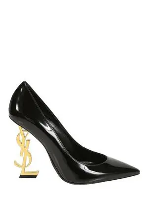 Saint Laurent Opyum Point-toe Patent Leather Pumps - Black