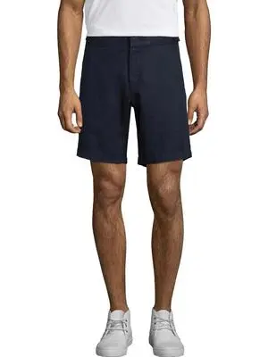 Orlebar Brown Norwich Linen Shorts - Navy