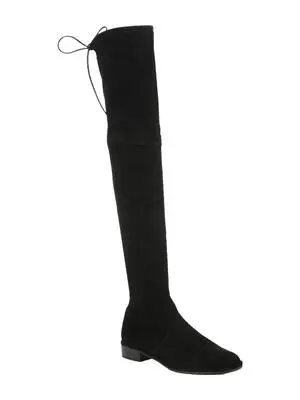 STUART WEITZMAN Lowland Suede Thigh-high Boots