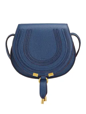 Chloé Chloé Marcie Saddle Bag Deep Denim