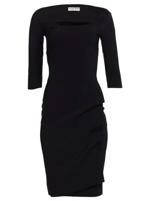 Chiara Boni La Petite Robe Kate Boatneck Dress - Black