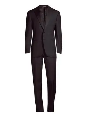 Canali Notch Lapel Tuxedo - Black