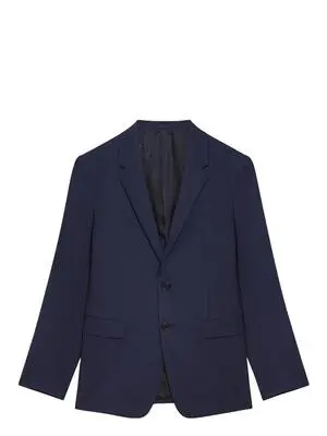 Theory Chambers Slim-fit Wool Sportcoat - Navy