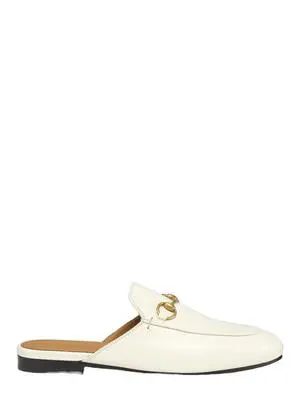 Gucci Princetown Leather Slipper - White