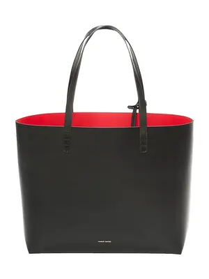 MANSUR GAVRIEL Mansur Gavriel Large Leather Tote Black