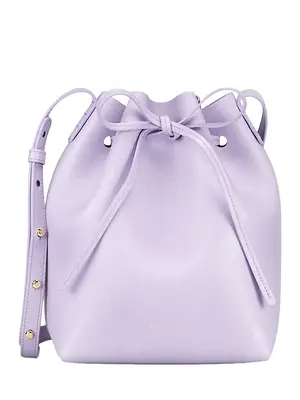 MANSUR GAVRIEL Mansur Gavriel Mini Leather Bucket Bag Lavender