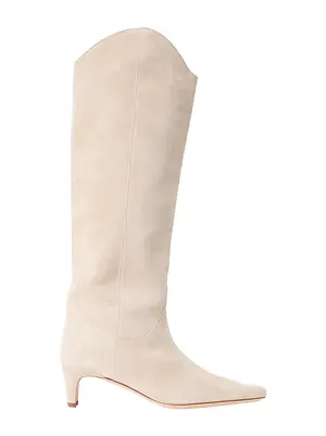 Staud Wally Leather Knee-high Boots Mink