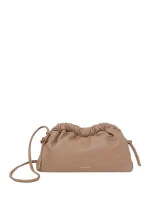 MANSUR GAVRIEL Mansur Gavriel Mini Cloud Leather Clutch Biscotto