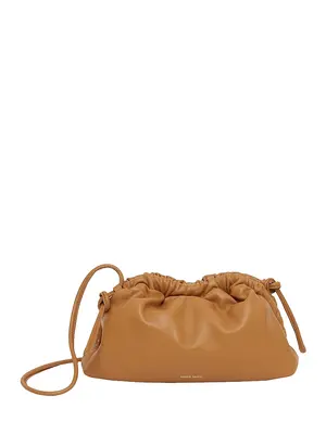 MANSUR GAVRIEL Mansur Gavriel Mini Cloud Leather Clutch Caramel