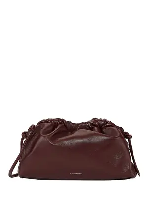 MANSUR GAVRIEL Mansur Gavriel Mini Cloud Leather Clutch Pomegranate