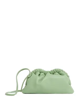 MANSUR GAVRIEL Mansur Gavriel Mini Cloud Leather Clutch Seaglass