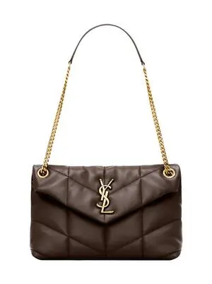 Saint Laurent Puffer Shoulder Bag - Arabica