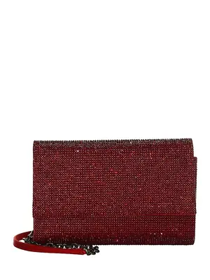 Judith Leiber Women's Fizzoni Crystal Clutch - Jet Red