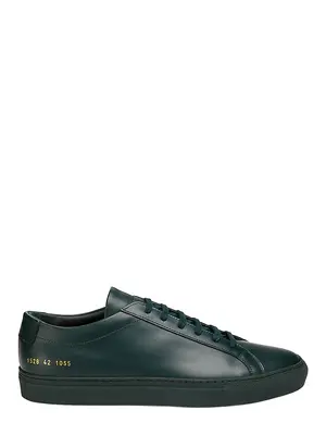COMMON PROJECTS Original Achilles Leather Low-top Sneakers Forest Green
