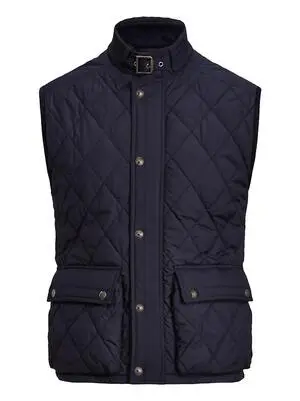 Ralph Lauren Purple Label Leyland Quilted Vest - Navy