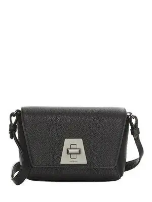 Akris Little Anouk Day Leather Crossbody Bag - Black
