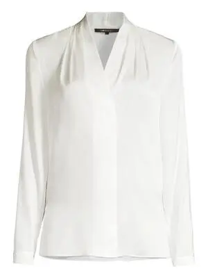 Kobi Halperin Nellie Silk-satin Blouse - Ivory