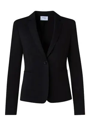 AKRIS Elets Jersey One-button Blazer