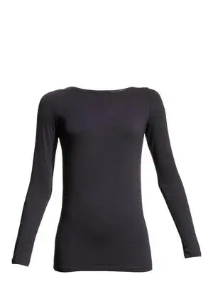 Majestic Filatures Soft Touch Long-sleeve Top Navy