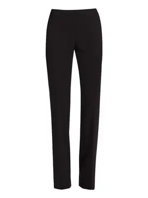 Akris Carole Double-face Wool Pants - Black