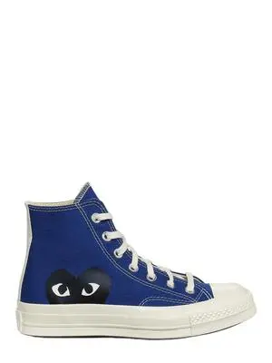 Play Comme Des Garcon Cdg Play X Converse 's Chuck Taylor All Star Peek-a-boo High-top Sneakers - Blue
