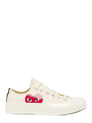 Play Comme Des Garcon Cdg Play X Converse 's Chuck Taylor All Star Peek-a-boo Low-top Sneakers - Black
