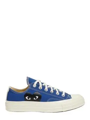 Play Comme Des Garcon Cdg Play X Converse 's Chuck Taylor All Star Peek-a-boo Low-top Sneakers - Blue
